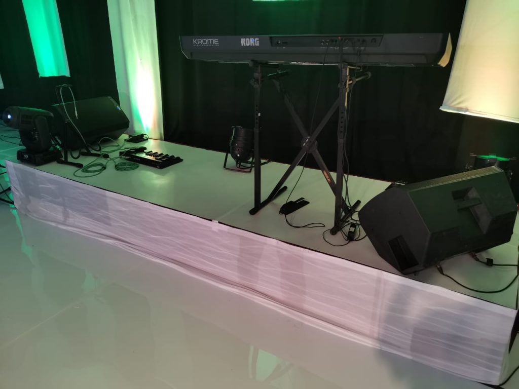 White Stage Hire - 2,4m by 1,2m Panel